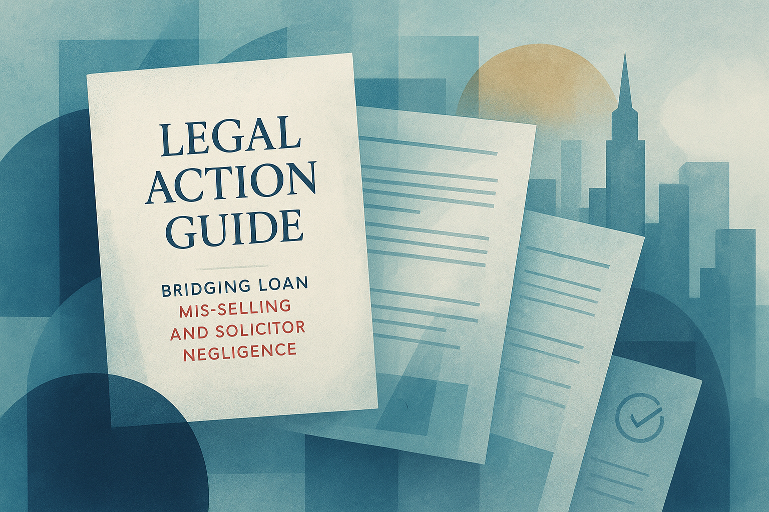 Legal Action: Bridging Loan Mis-selling and Solicitor Negligence